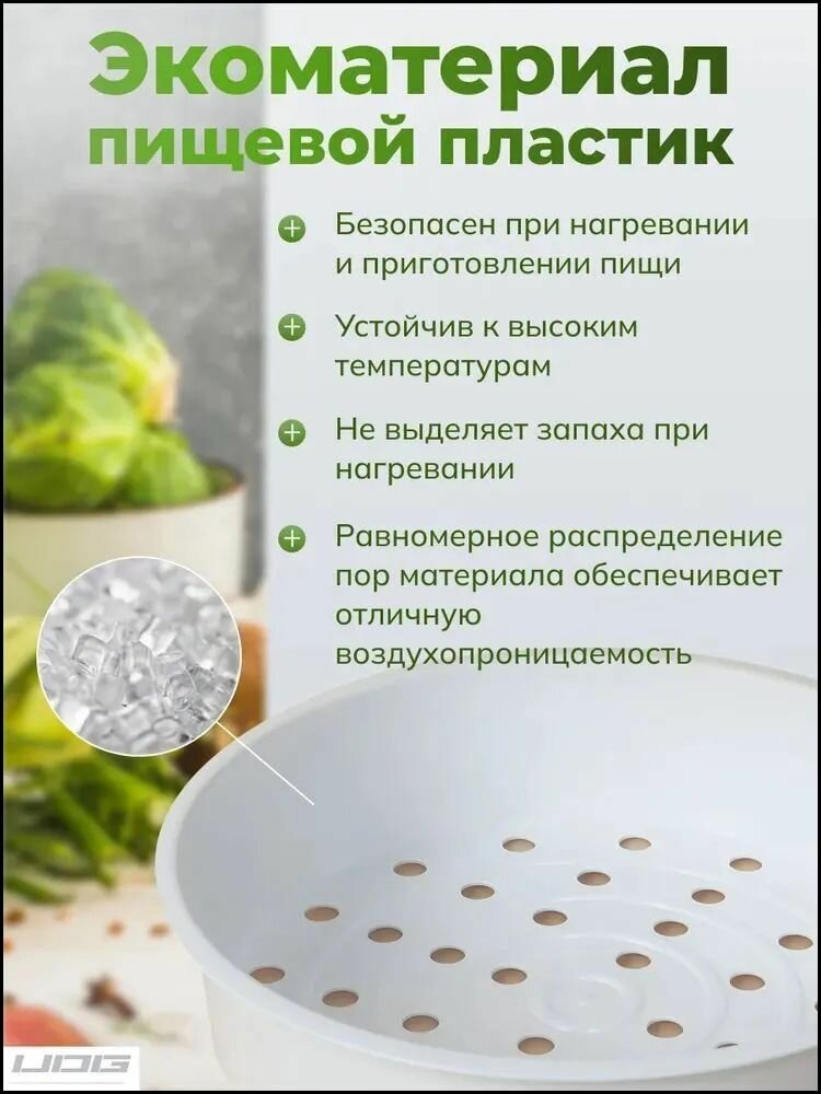 Мантоварка "Мантоварка", PET-G пластик, 1 яруса, 5 л