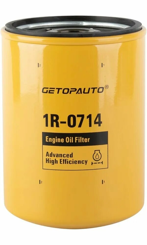 Масляный фильтр 1R-0714 для техники Caterpillar: мини-экскаваторов 305.5-308D; двигателя 4M40; погрузчиков 446B/D.