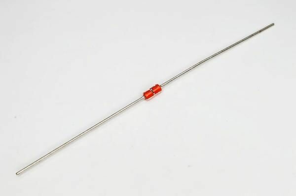 SHIHENG MF58 104F3950 Термистор NTC 100k-55-+250- 50мВт 1% 3950K 1% THT, D1,8xL4мм, 1шт