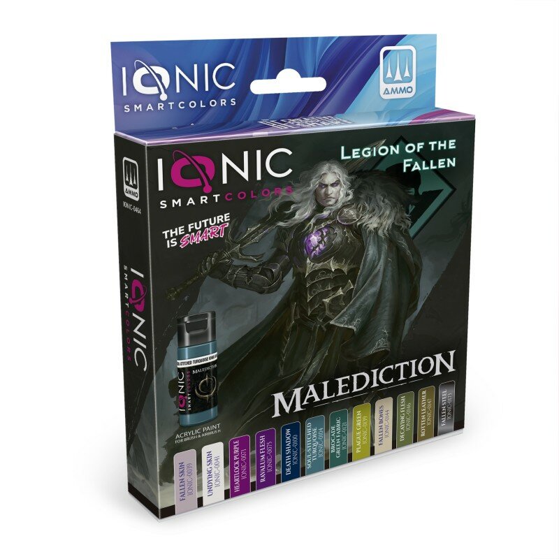 Набор акриловых красок IONIC Smart Colors - Malediction Legion of the Fallen Set (12 красок)