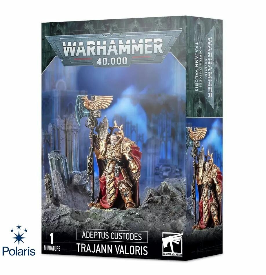 Warhammer 40000 Adeptus Custodes Trajann Valoris Миниатюра для настольной игры