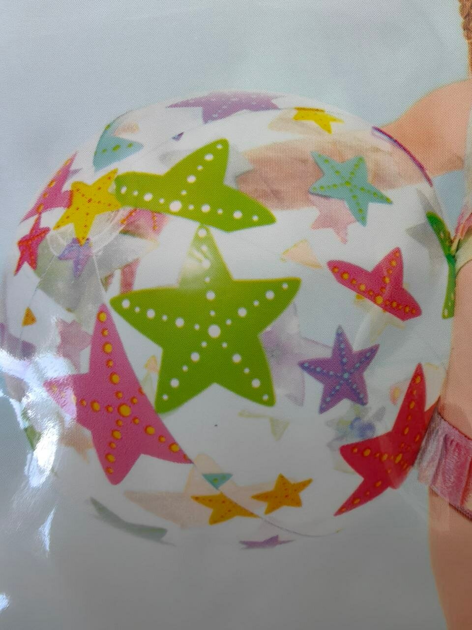 Надувной мяч Intex Lively Print Balls, Звезды, 51 см.