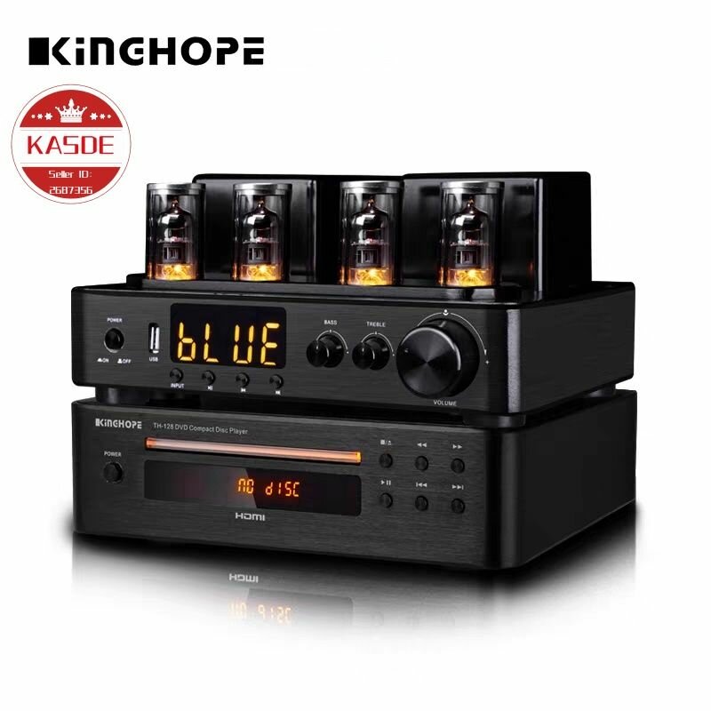 KINGHOPETH-108, усилитель мощности HIFI, с набором проигрывателей компакт-дисков