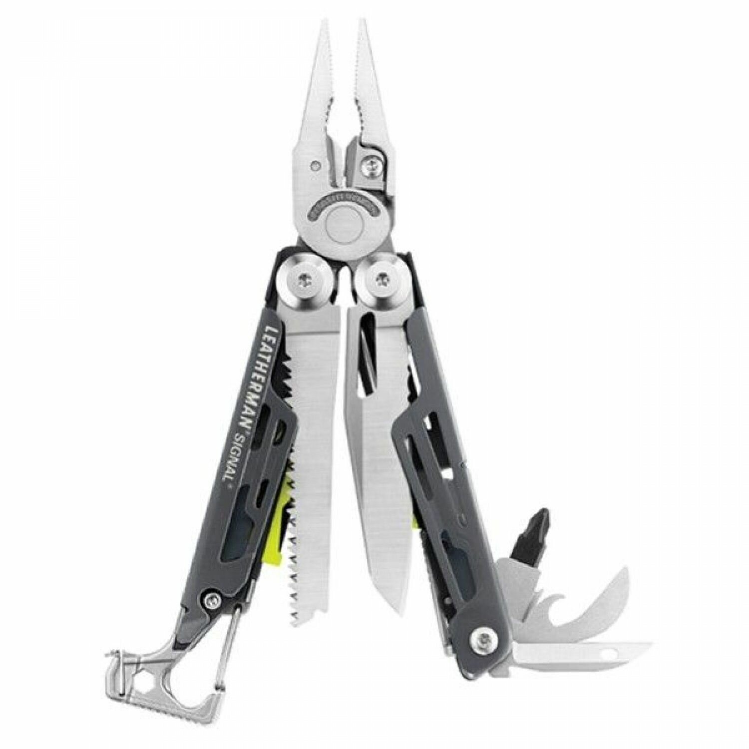 Мультитул Leatherman Signal, 19 функций, серый, нейлоновый чехол