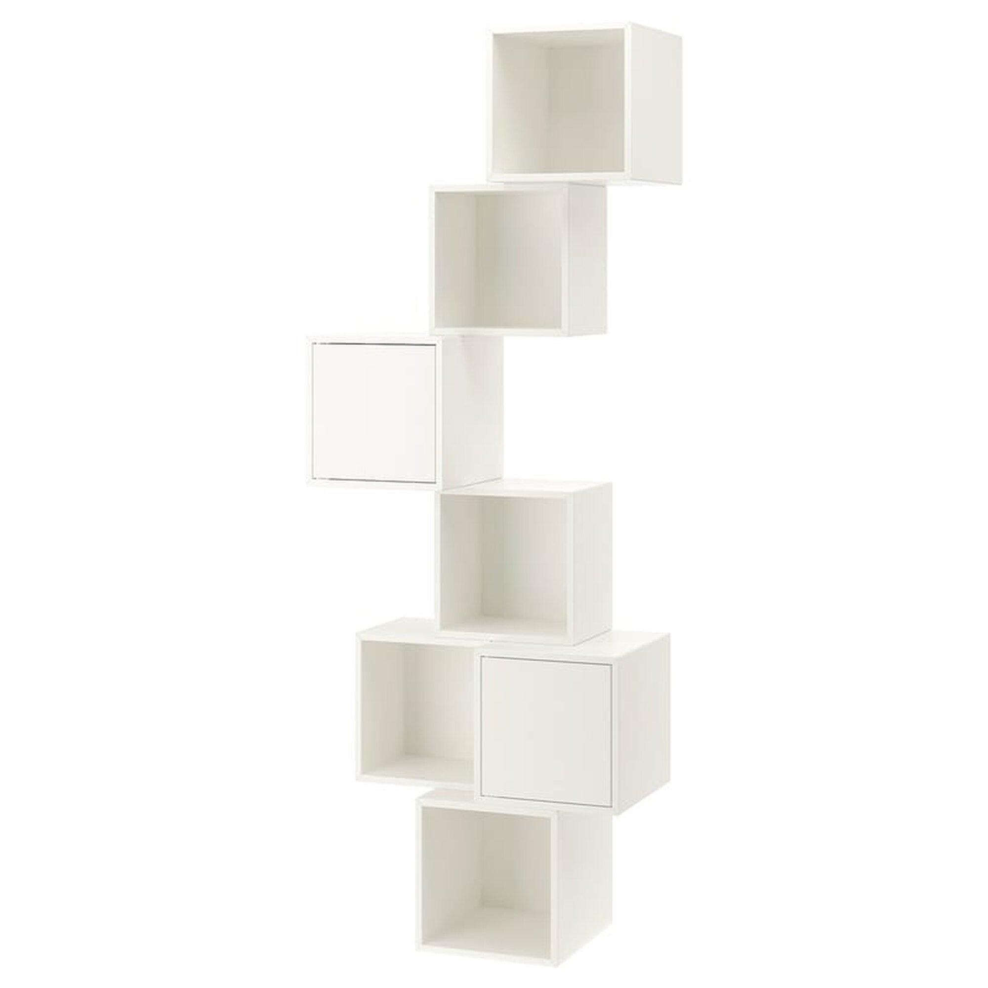 Полка настенная IKEA EKET 191.890.30, ЛДСП, белая, 80х35х210 см