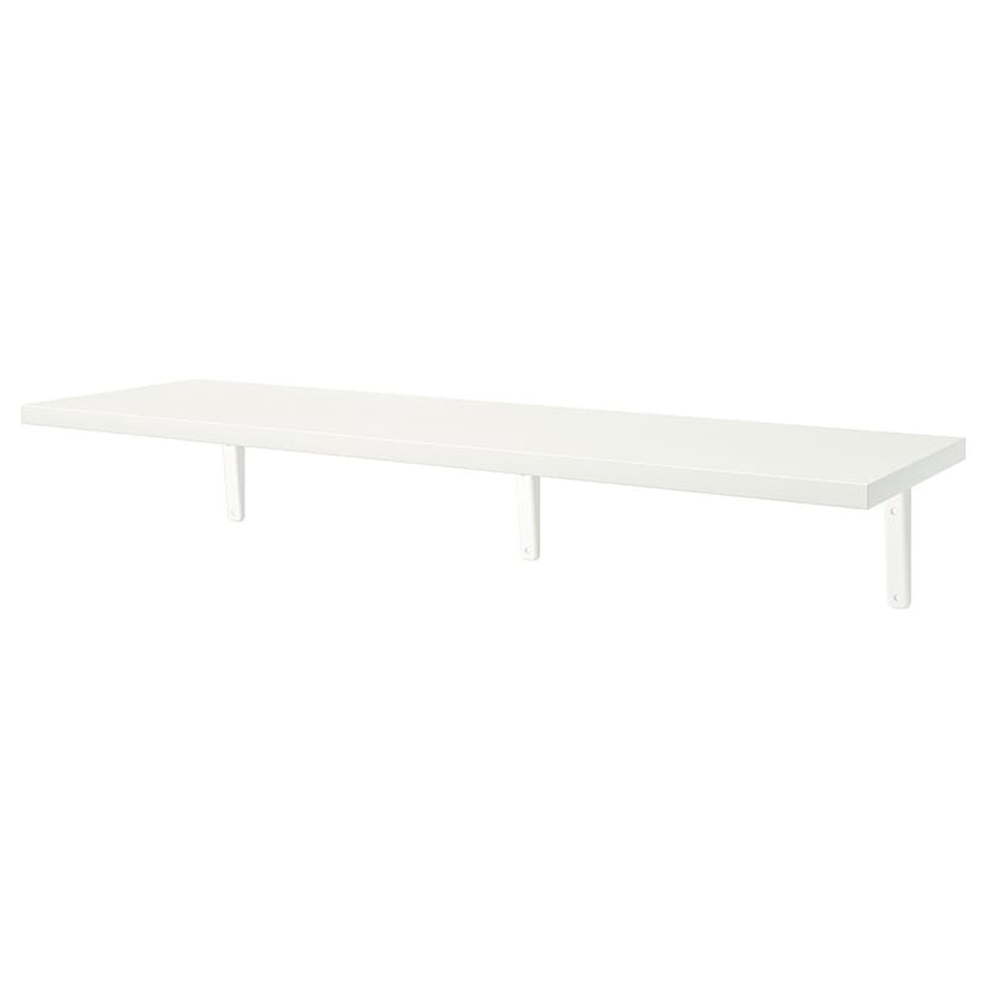 Полка IKEA BERGSHULT / TOMTHULT, белый, 120x30 см 394.183.18