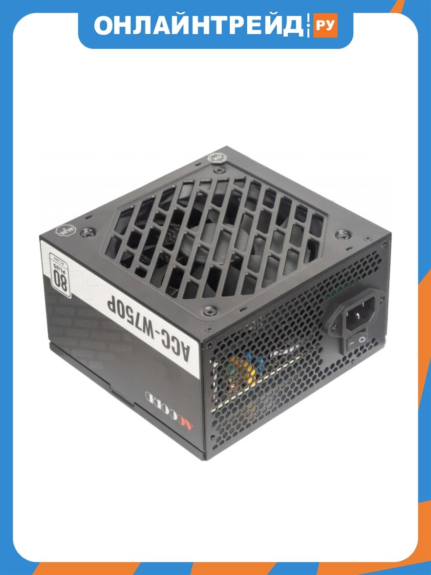 Блок питания Accord ATX, 750W, ACC-W750P 80 Plus White (ACC-W750P)