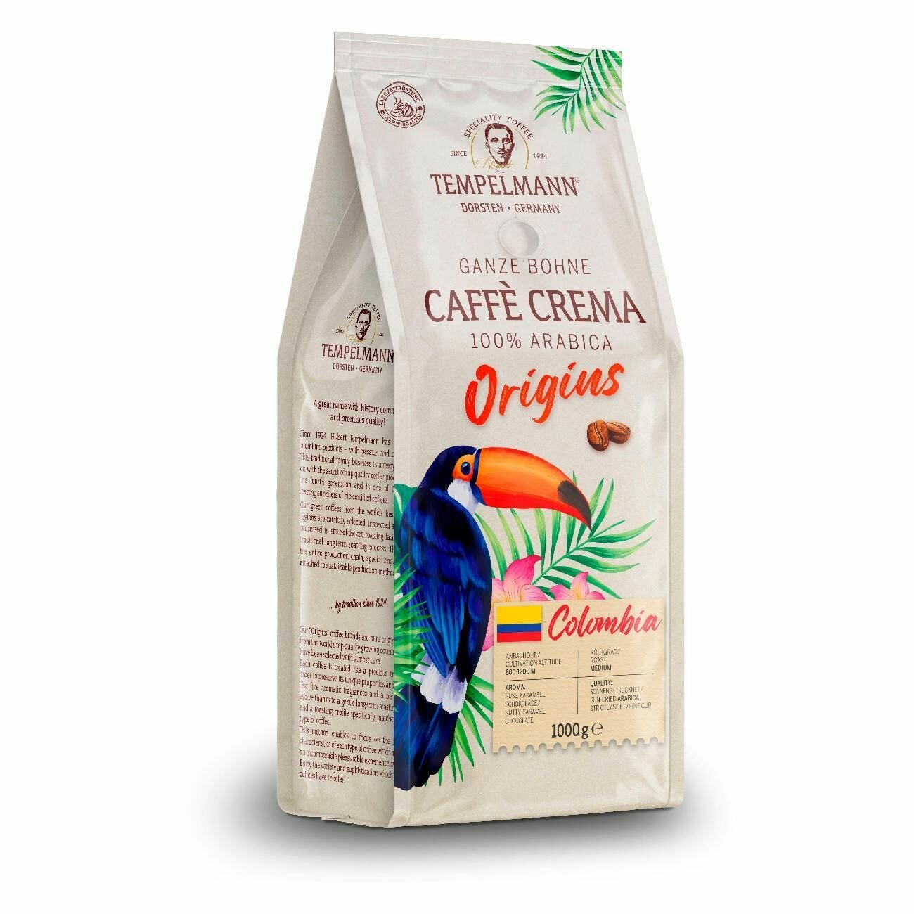 Кофе зерновой Tempelmann Caffe Crema