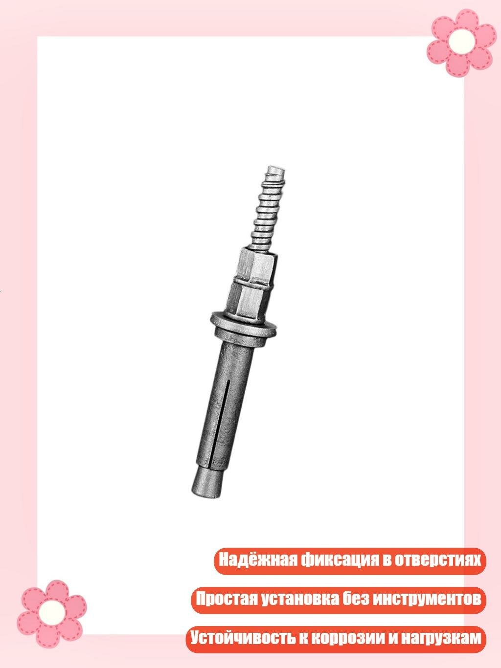 Практичные разборные анкерные болты, Плоский стиль рта