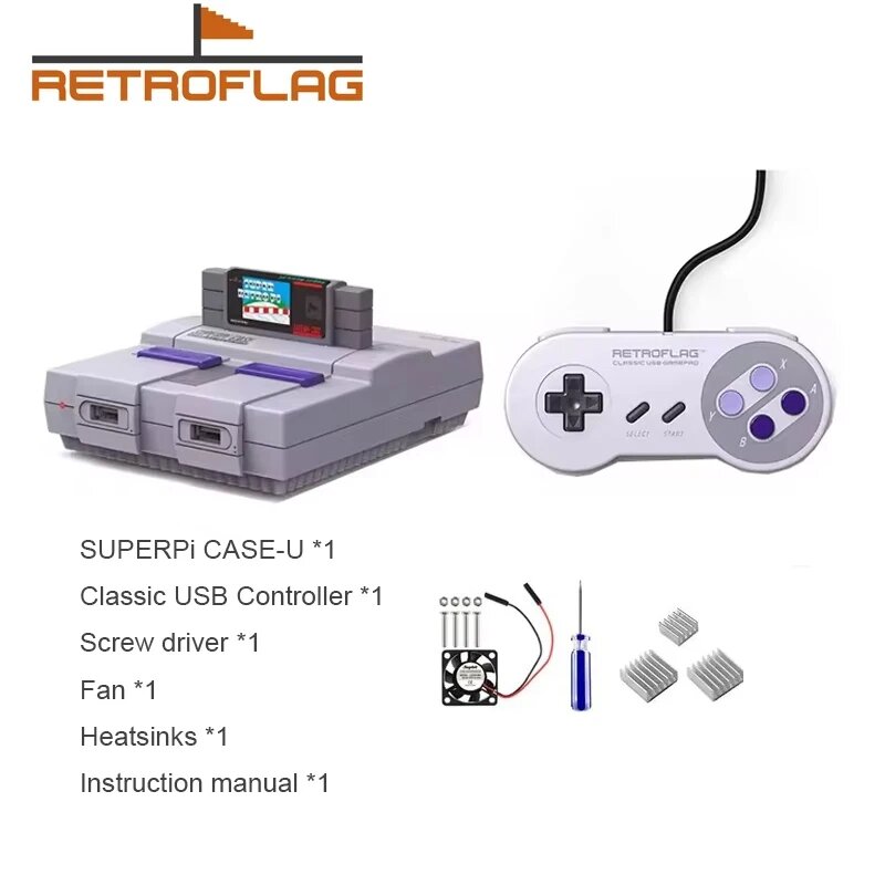 RETROFLAG SUPERPi CASE-U с контроллером