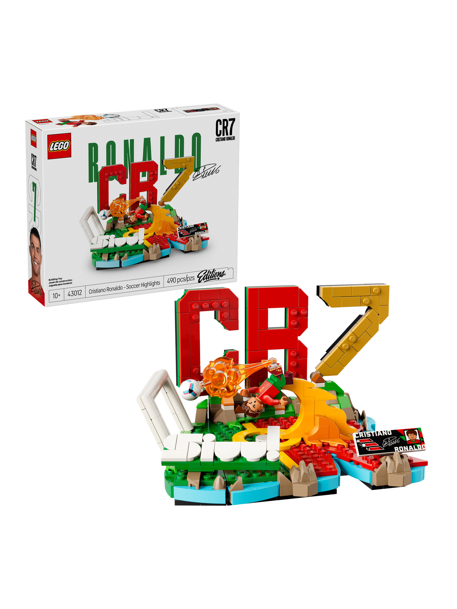 Конструктор LEGO Editions 43012 Криштиану Роналду: Футбольные моменты, 490 дет.