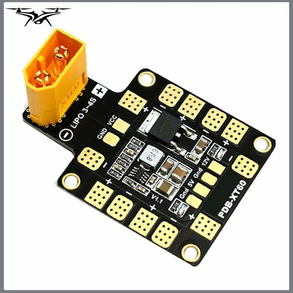 Для Matek Systems PDB Power Distribution Board XT60 с BEC 5V 12V