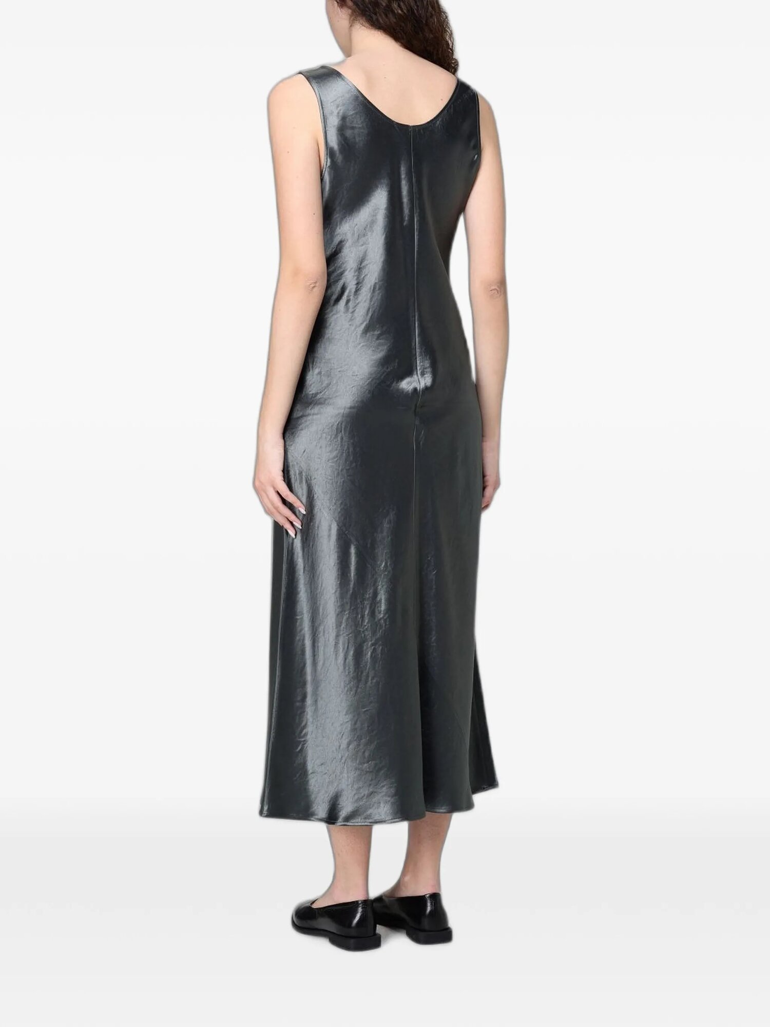 Платье Max Mara Satin midi dress, размер 40 — фото 1
