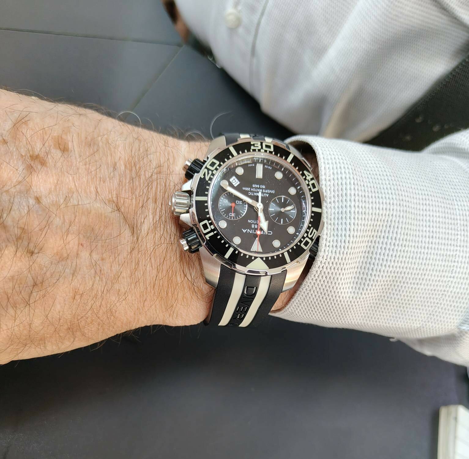 Наручные часы Certina DS Action Diver, черный — фото 1