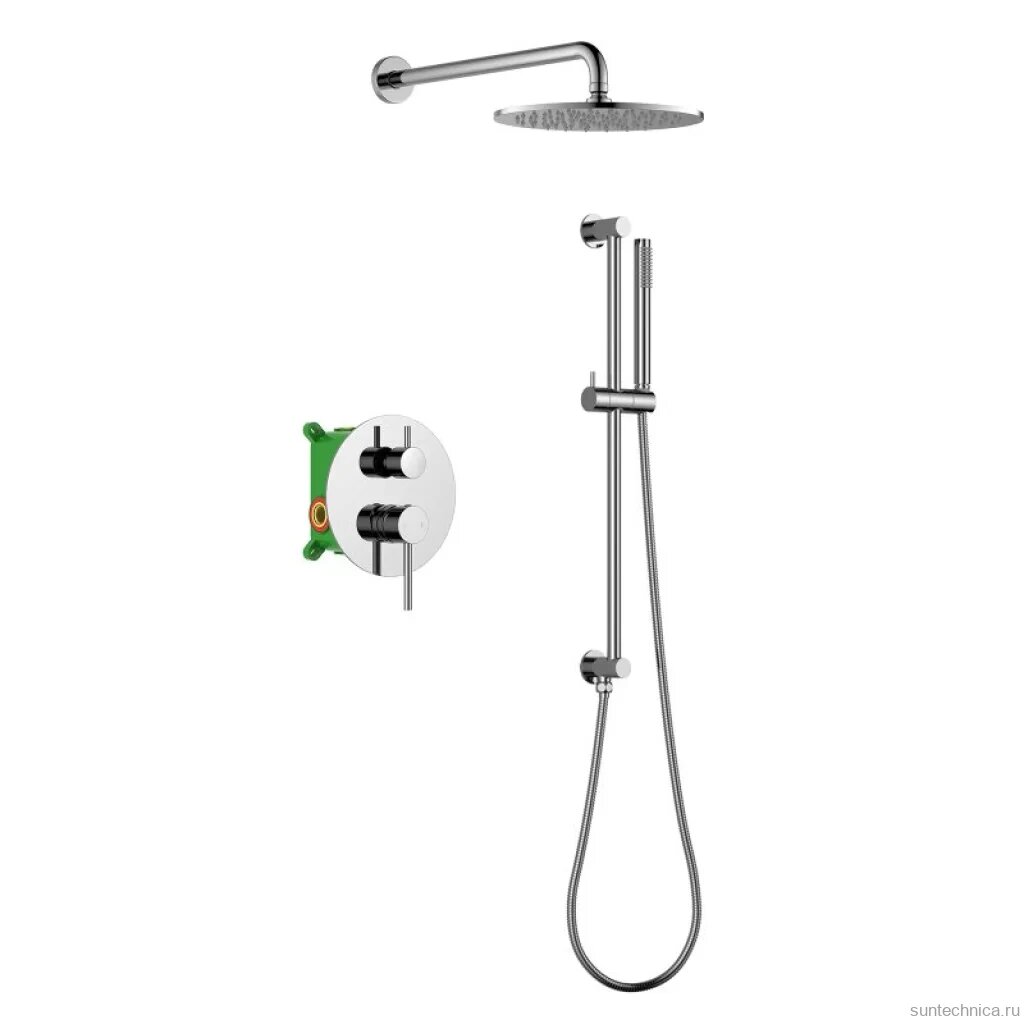 Душевой комплект Timo Saona SX-2309/00SM С внутренней частью, хром