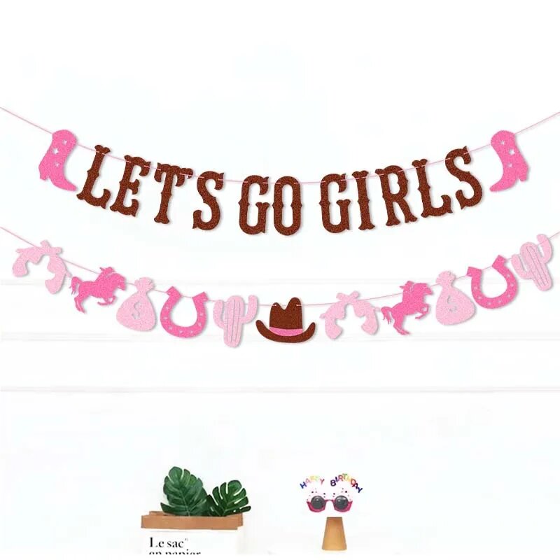 Гирлянда "Let's Go Girls" для девочки 3 — фото 1