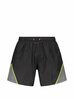 Шорты для плавания PLEIN SPORT Contrast-insert drawstring swim shorts