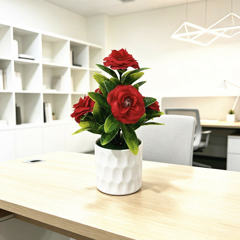 Bridal rose настольное оформление с искусственными цветами для вечеринки на улице и домашнего декора stylea