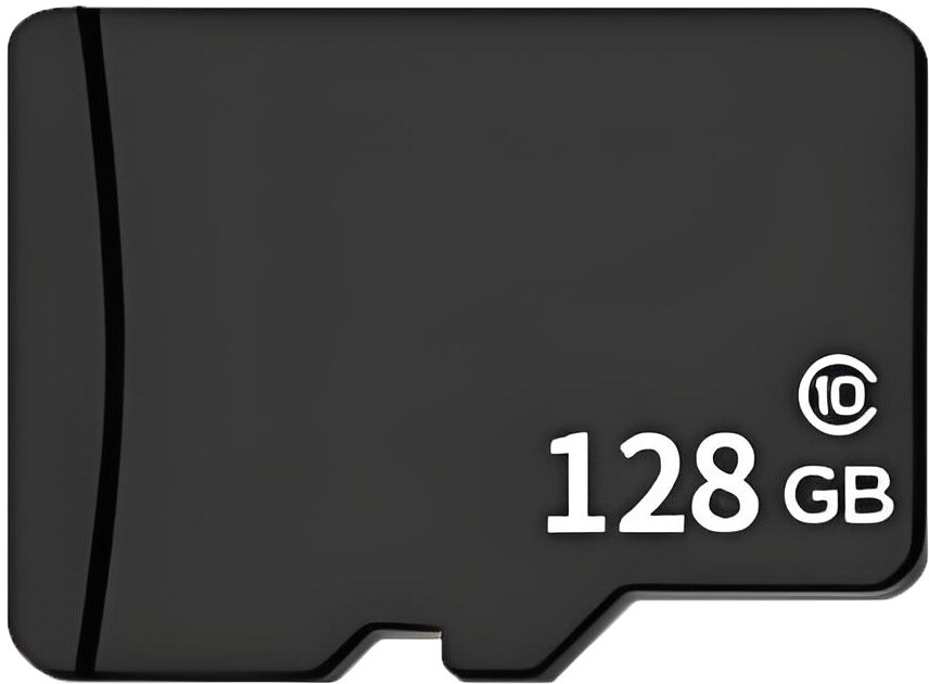 Карта памяти MicroSD 128 ГБ высокоскоростная для домашних камер безопасности - класс 10