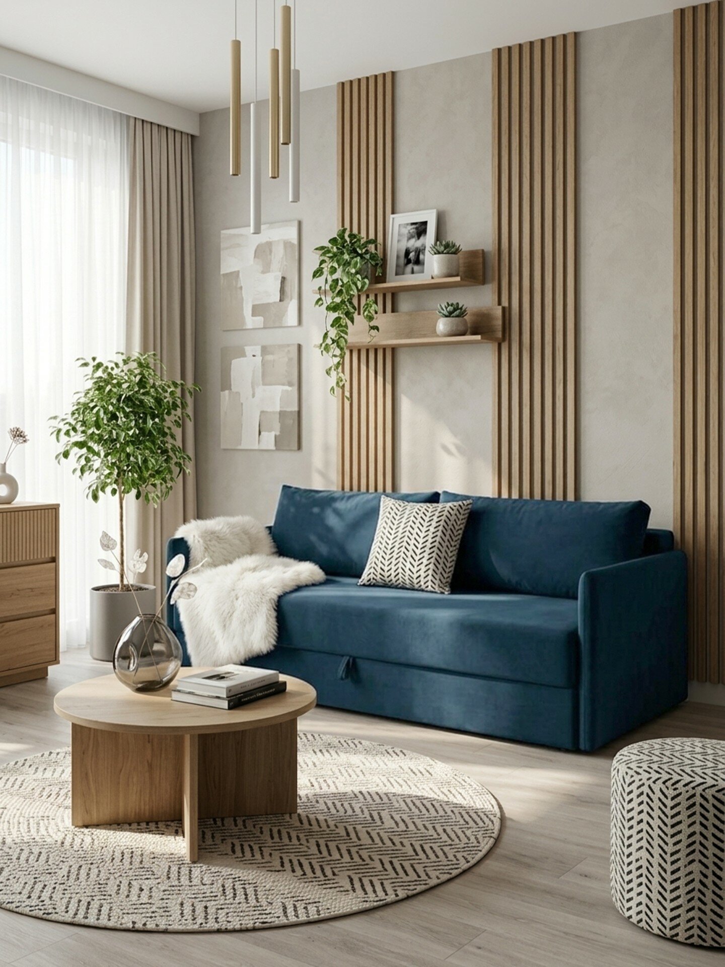 Диван Коя Лайт Velutto 54 GF 208x94x80 см, синий Велютто, еврокнижка GOODFORM