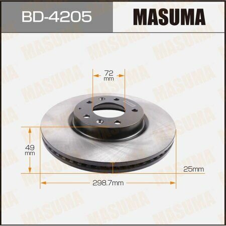 BD-4205 Диск тормозной MAZDA 6 05- (мин. 2 шт.)