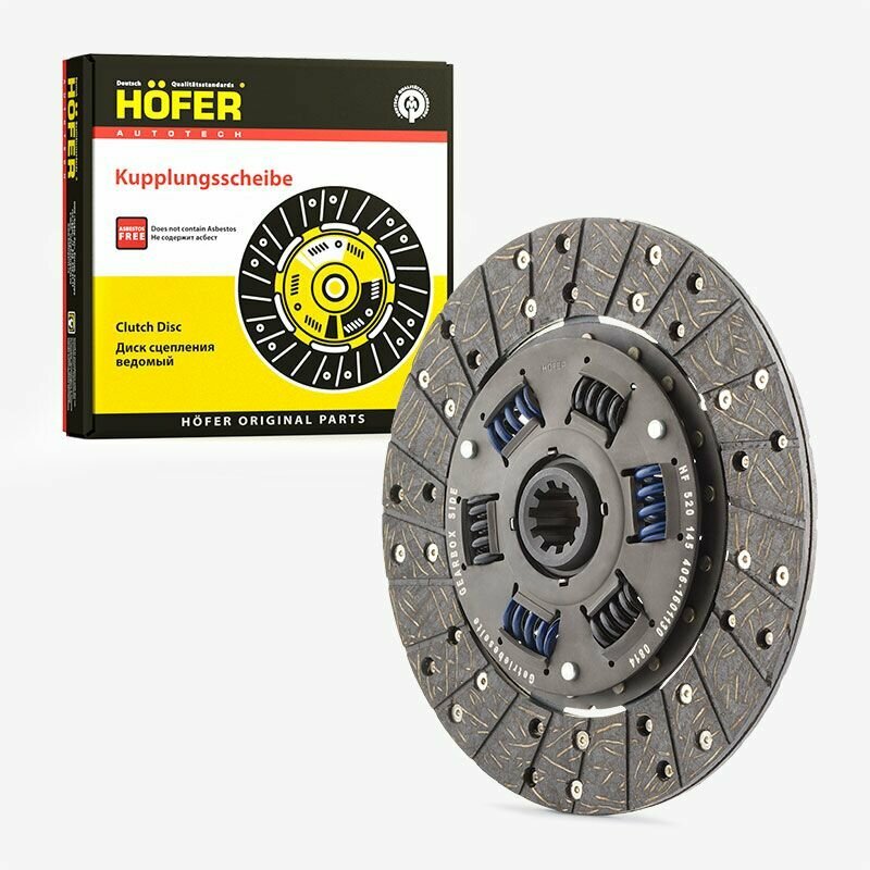 Диск сцепления ведомый для Газель 406, HOFER HF520145