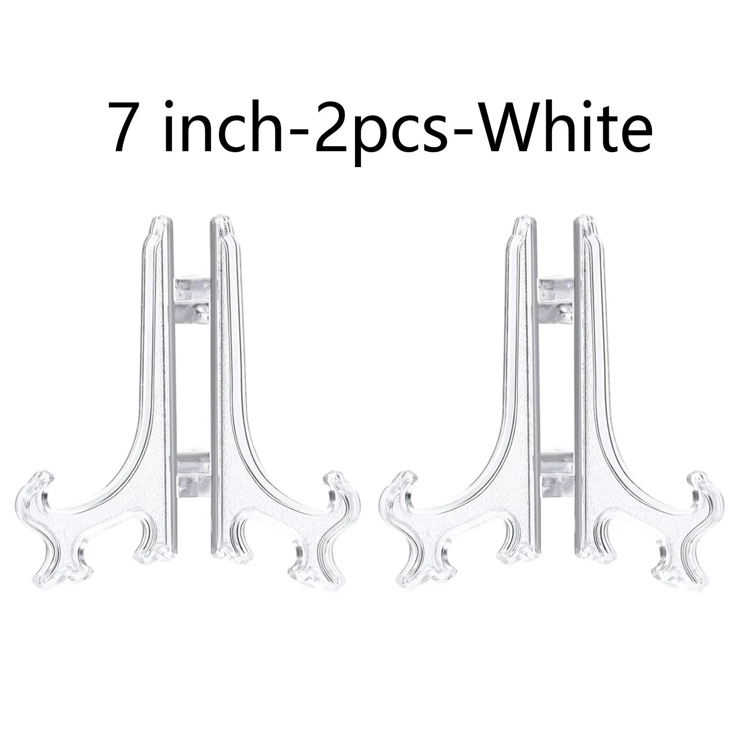 Пластиковая подставка для картин Белый, 7 Inch-2 PCS-White