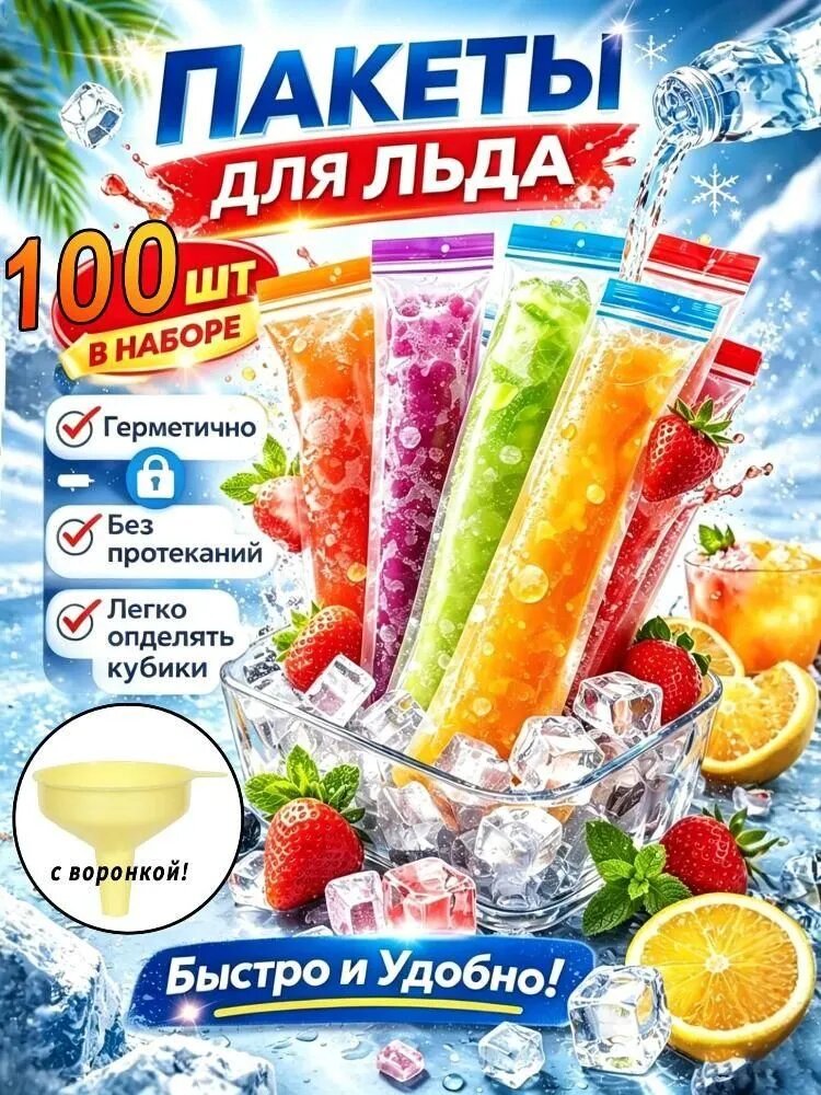Форма для льда, 100 шт