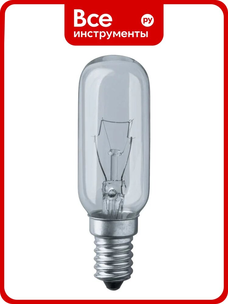 Лампа Navigator 61 206 NI-T25L-40-230-E14-CL 61206 трубчатая форма, прозрачный рассеиватель, теплый белый свет