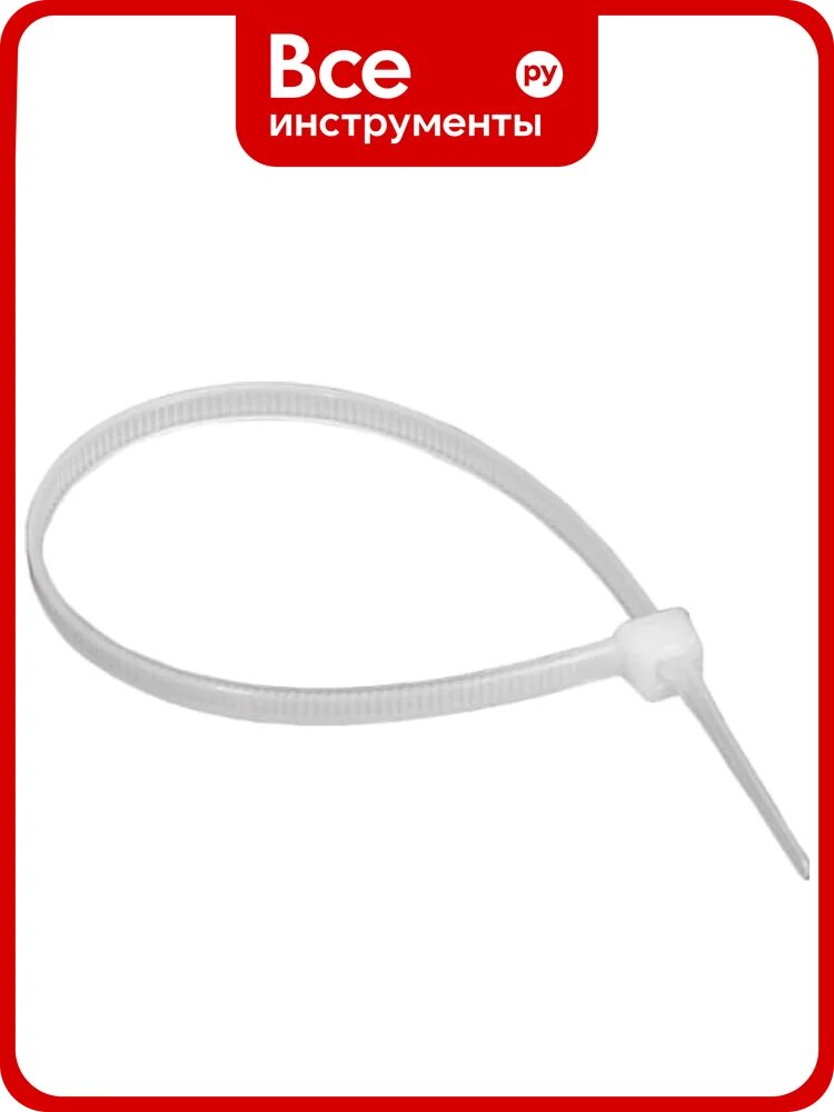 Нейлоновый хомут General Lighting Systems GNC-48-150-W, 4,8x150 мм, 100 шт. белый 1 300 475308