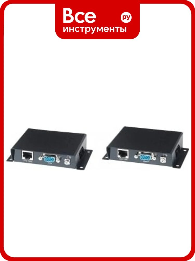 Комплект (приемник + передатчик) для передачи VGA сигнала по кабелю витой паре