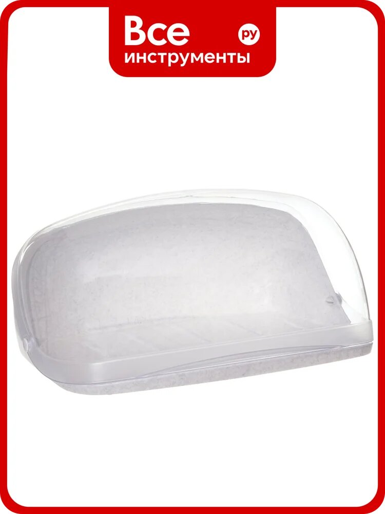 Хлебница IDEA малая мраморный М 1180 Мраморный, для хранения хлеба тортов выпечки сохраняет хлеб