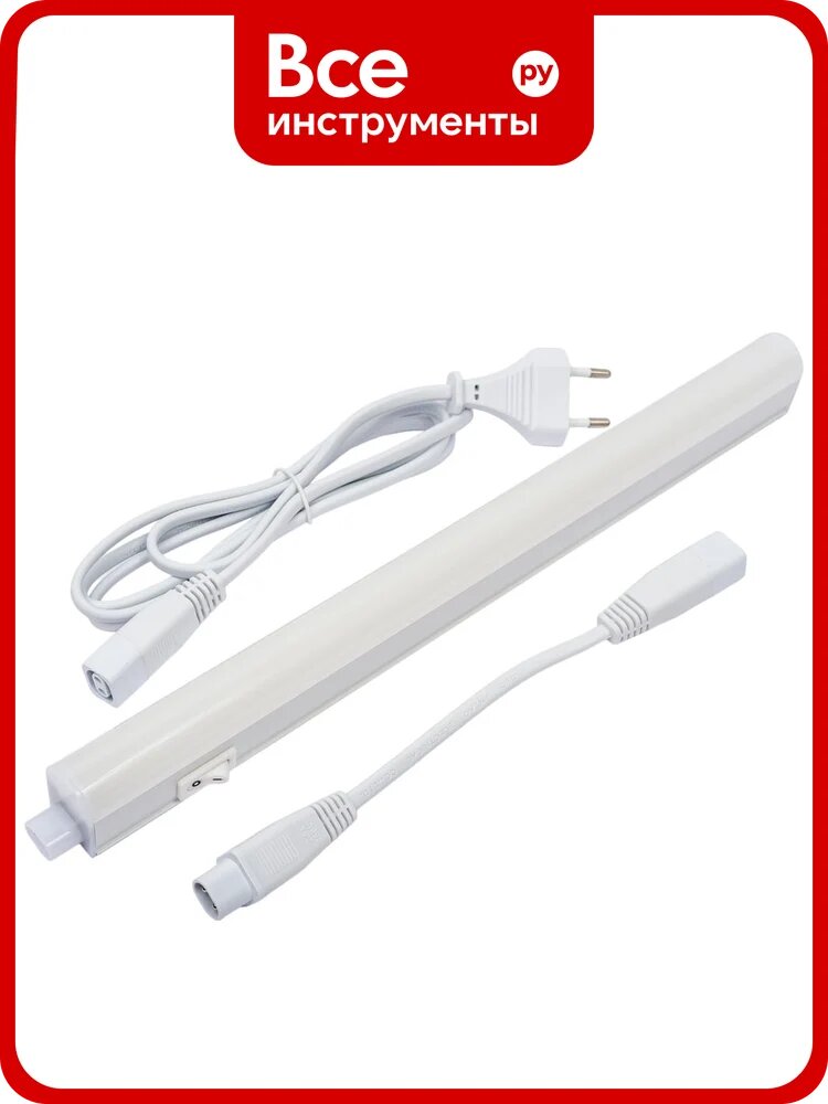 Линейный светильник LEDVANCE LED SWITCH BATTEN 0,3 м, 4 Вт, 400 Лм, 3000 К теплый белый свет 4058075266681