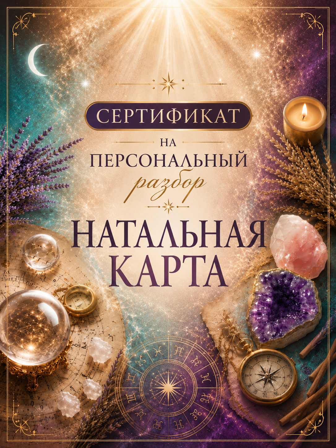 Сертификат на персональный разбор «Натальная карта»