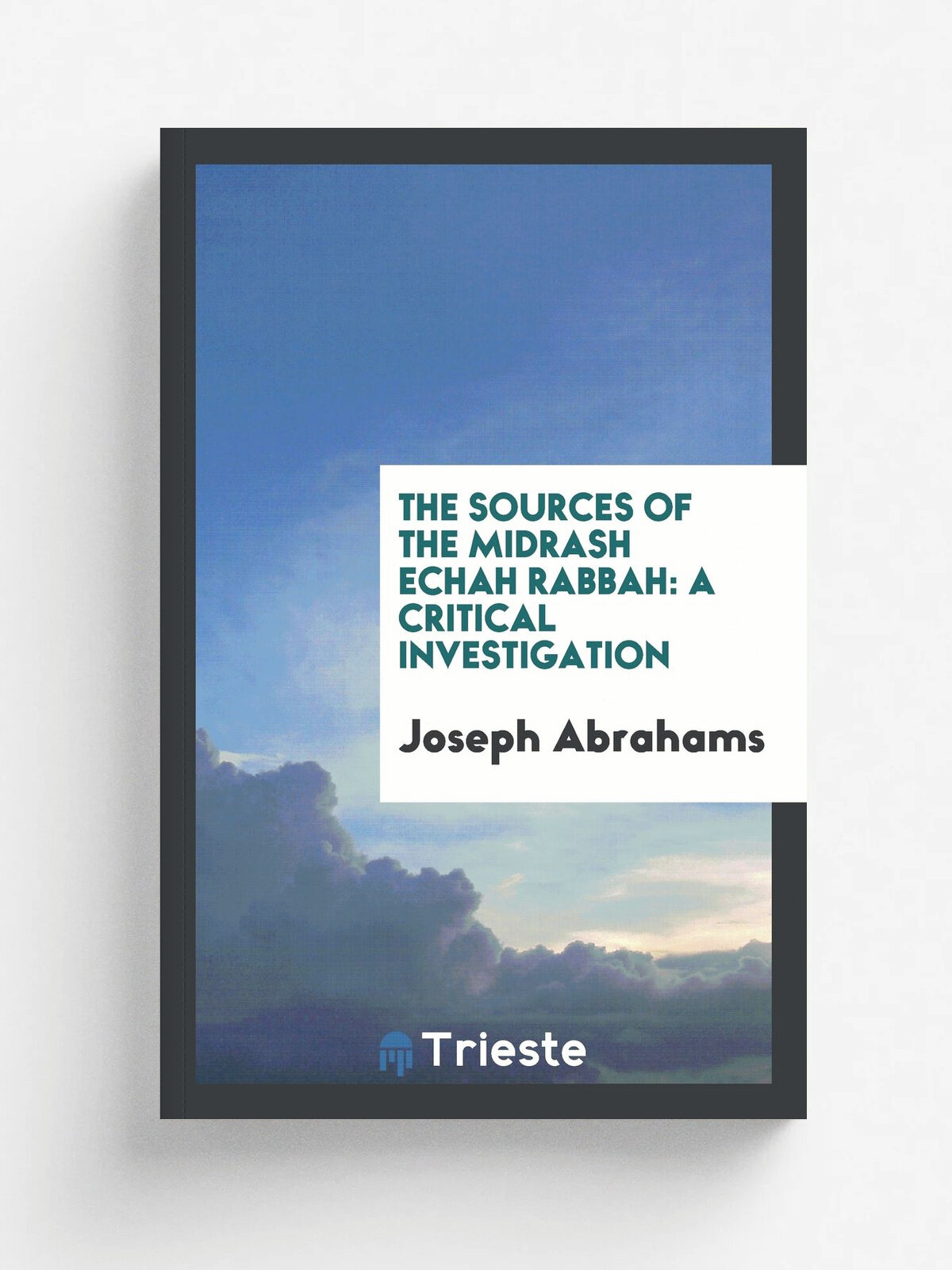 The Sources of the Midrash Echah Rabbah. A Critical Investigation