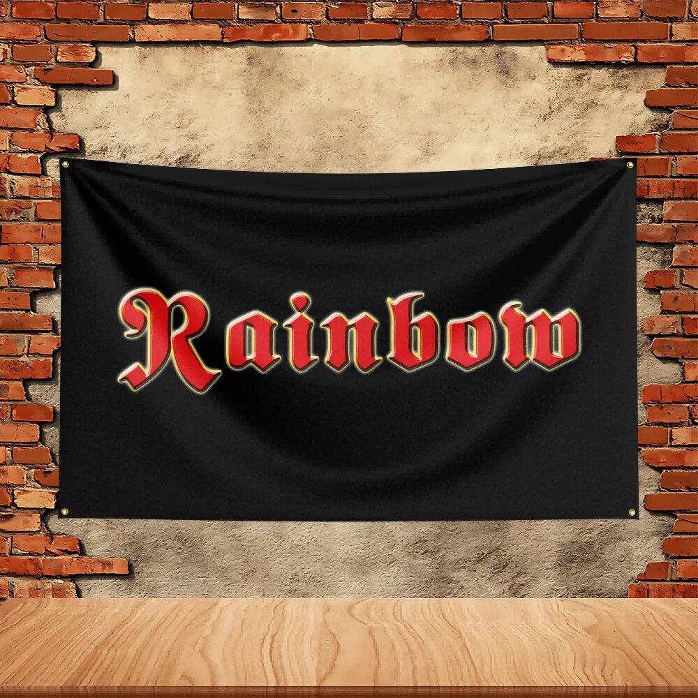 Флаг Rainbow черный, 90x150 см, ZH12334