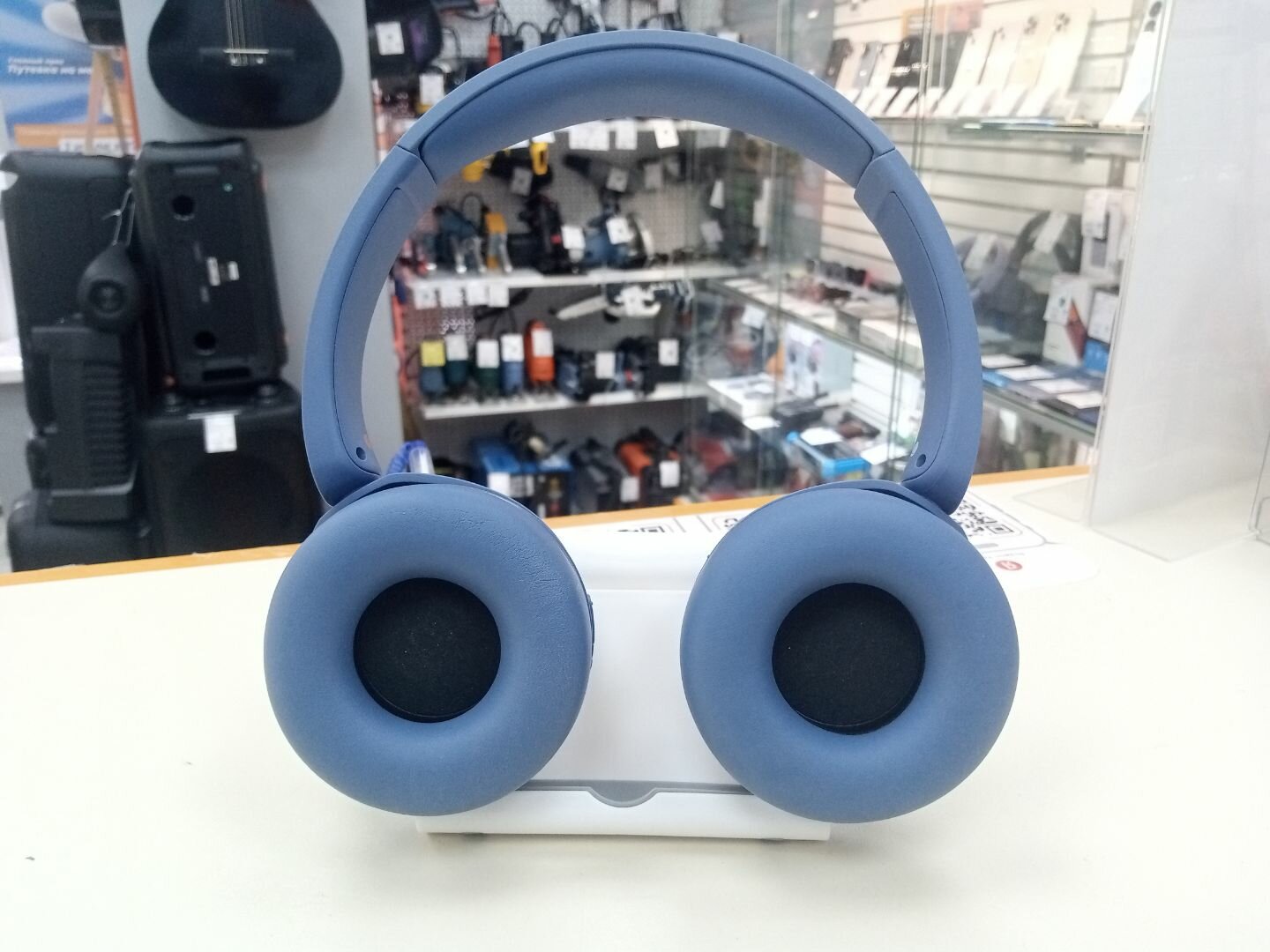 Беспроводные накладные наушники Sony WH-CH520, Bluetooth 5.2, синий Б/у уценка