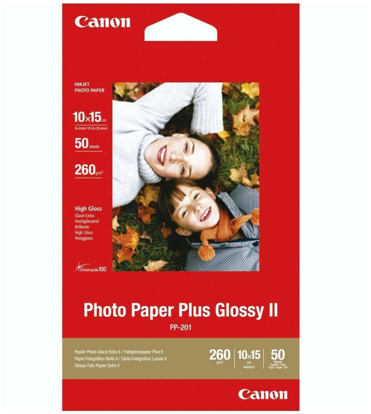Бумага Canon PP-201 4 X 6 (50 SHEETS) 2311B003