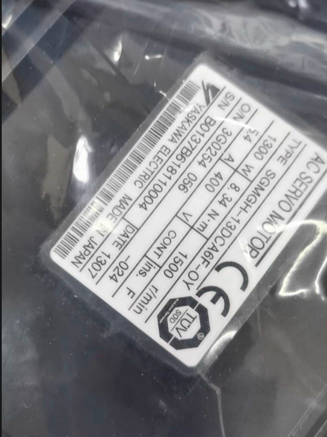 Модуль YASKAWA SGMGH-13DCA6F-OY Servo Motor
