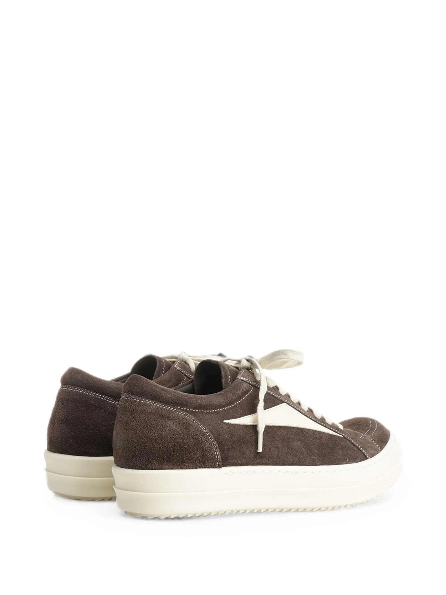 Кроссовки Rick Owens Vintage sneakers, размер 41 EU, коричневый/серый/оранжевый — фото 1