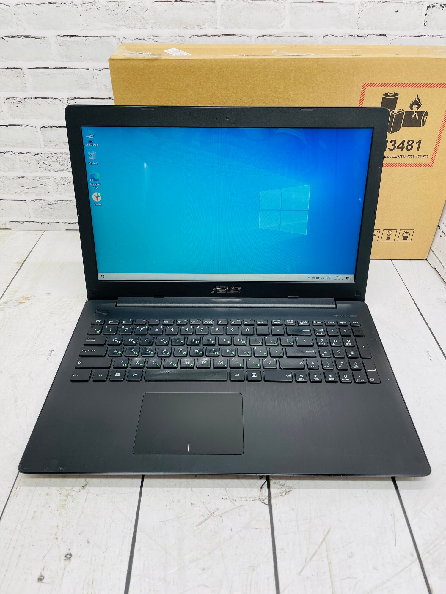 Ноутбук 15,6, Asus X553M, Intel Pentium 3540, 4 Gb DDR3, 120 Gb SSD, Intel HD Graphics
