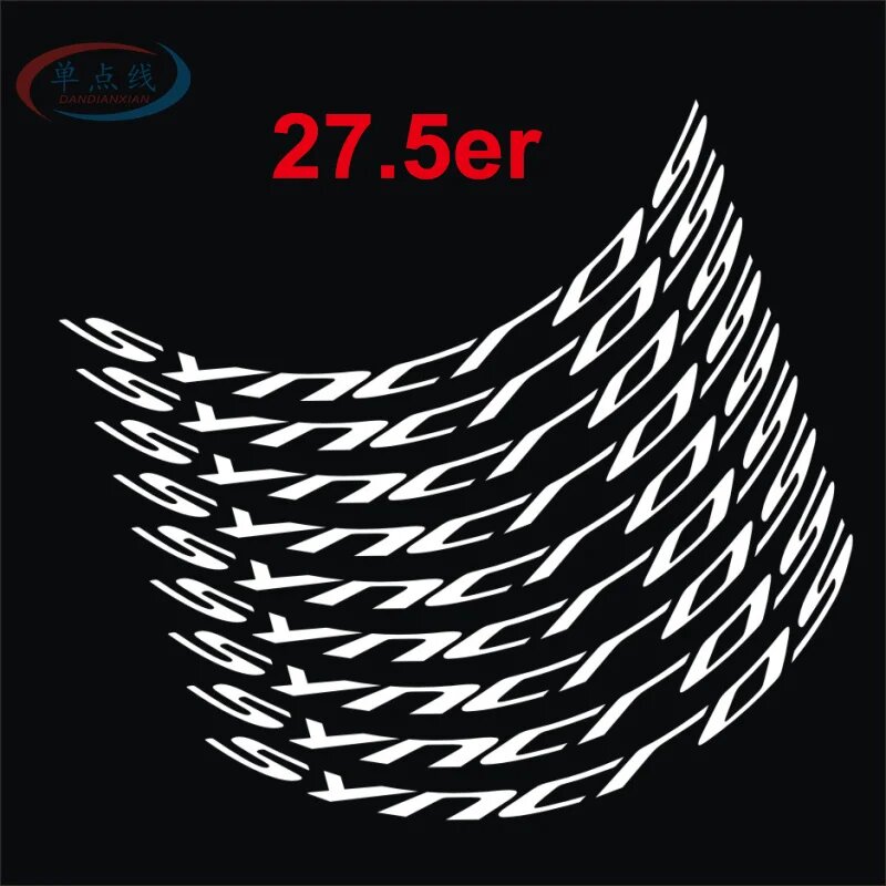 SYNCROS наклейки на колеса для горных велосипедов 27.5er и 29er 27.5er white