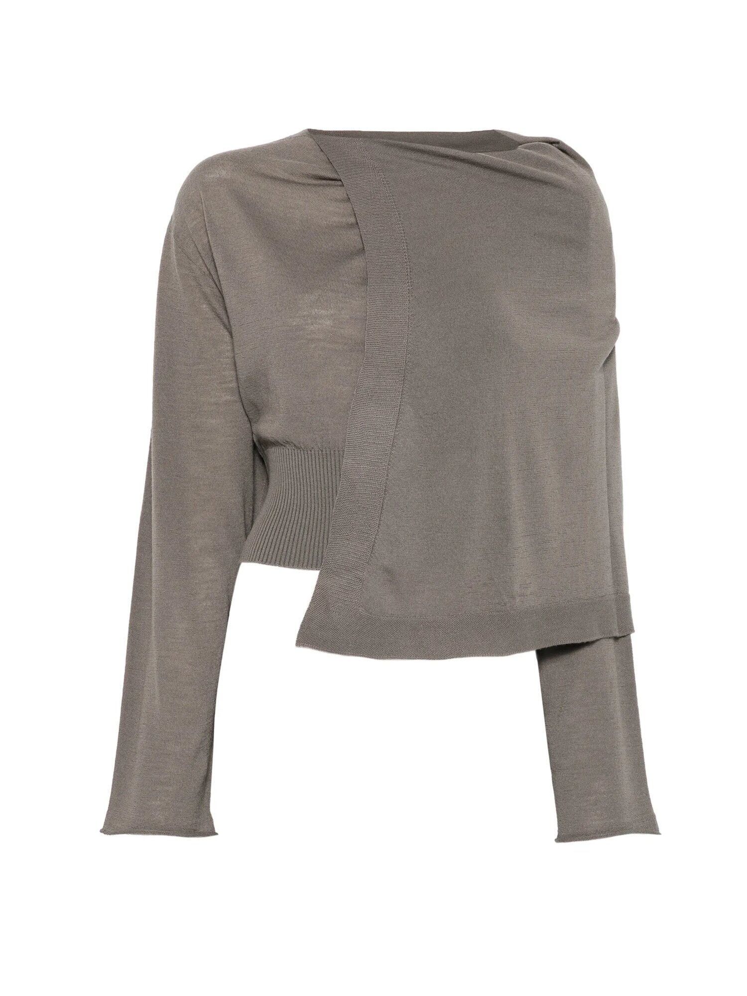 Свитер Asymmetric draped sweater
