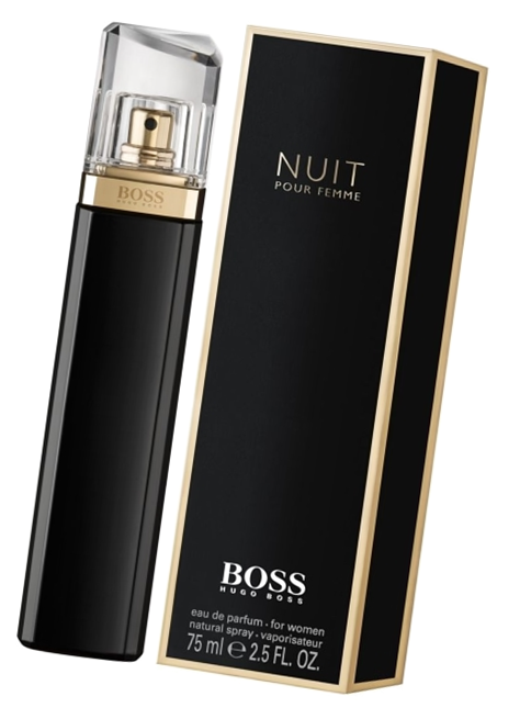 Хуго Босс Нуит Пур Фам женский аромат 75 мл - Hugo Boss Nuit Pour Femme Черный парфюм