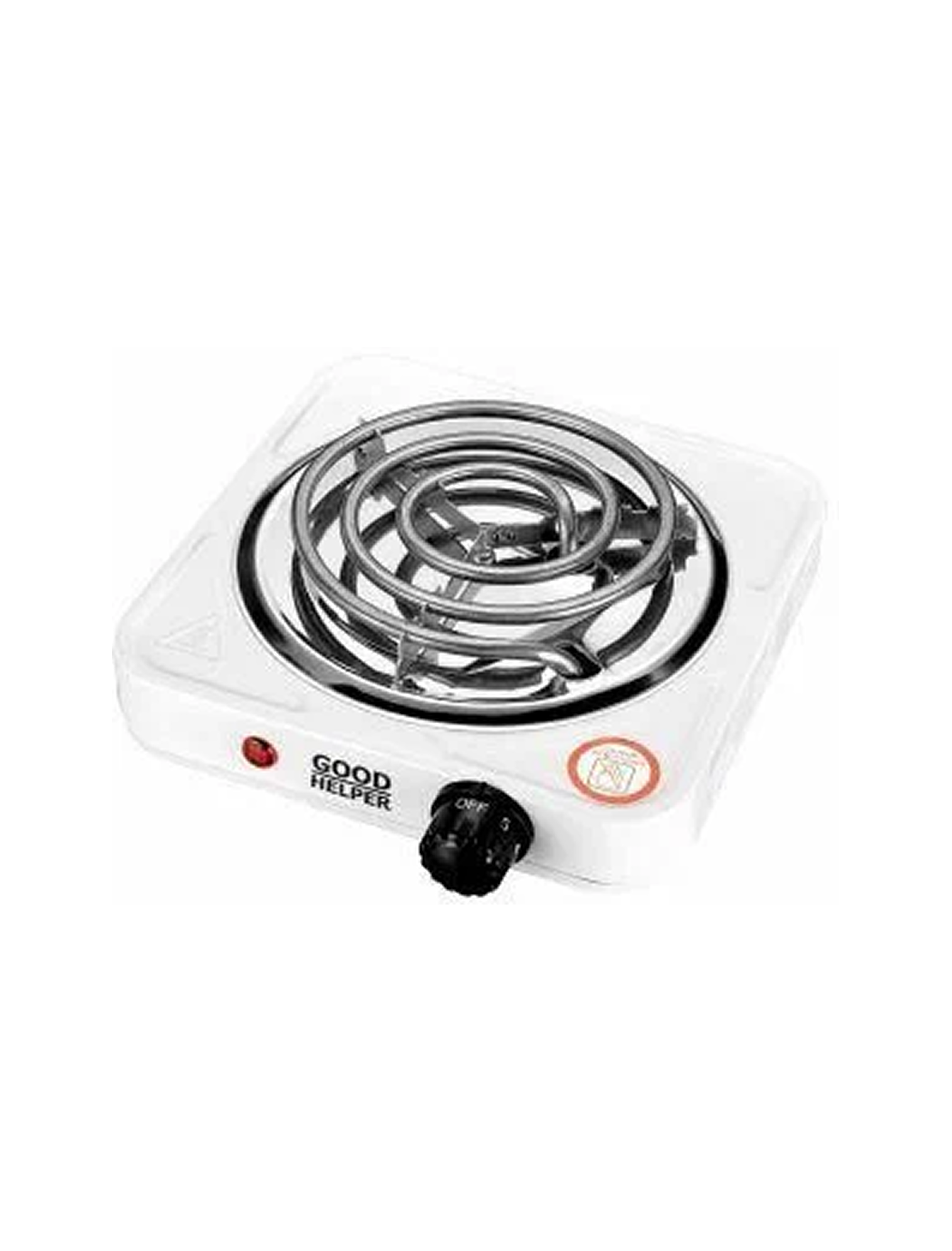 Настольная плитка GOODHELPER ES-10T11, мощность 1100Вт, 1 конфорка, белая