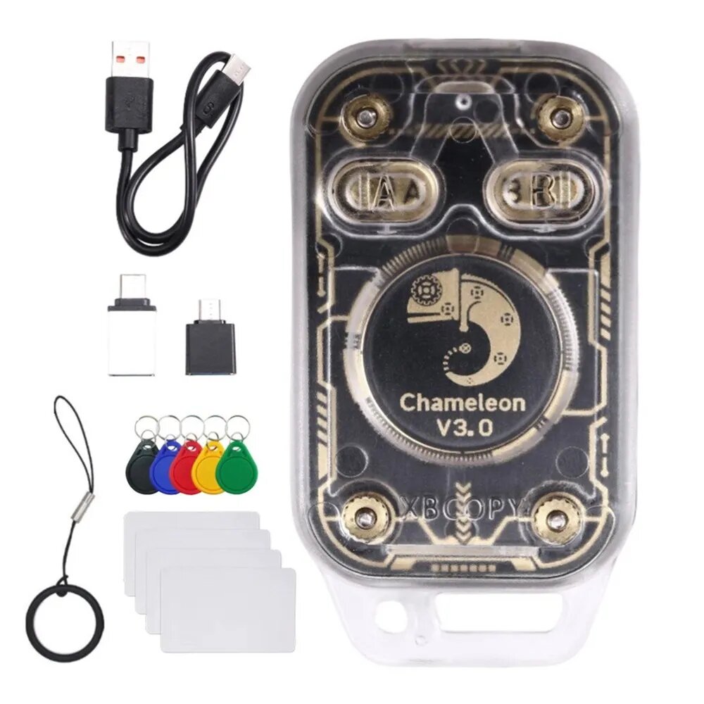Считыватель Смарт-Чипов Hameleon V3.0 RFID + Брелок 5XUID/Карта 4XCUID
