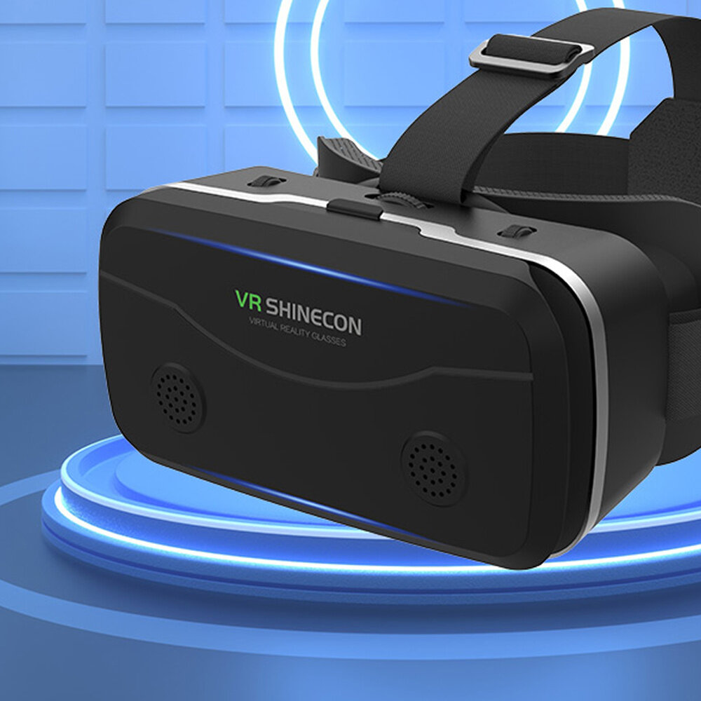 Шлем виртуальной реальности 3D VR-очки с полным покрытием, черный, для смартфонов 4.7–7 дюймов, легкий и портативный, без электронных компонентов