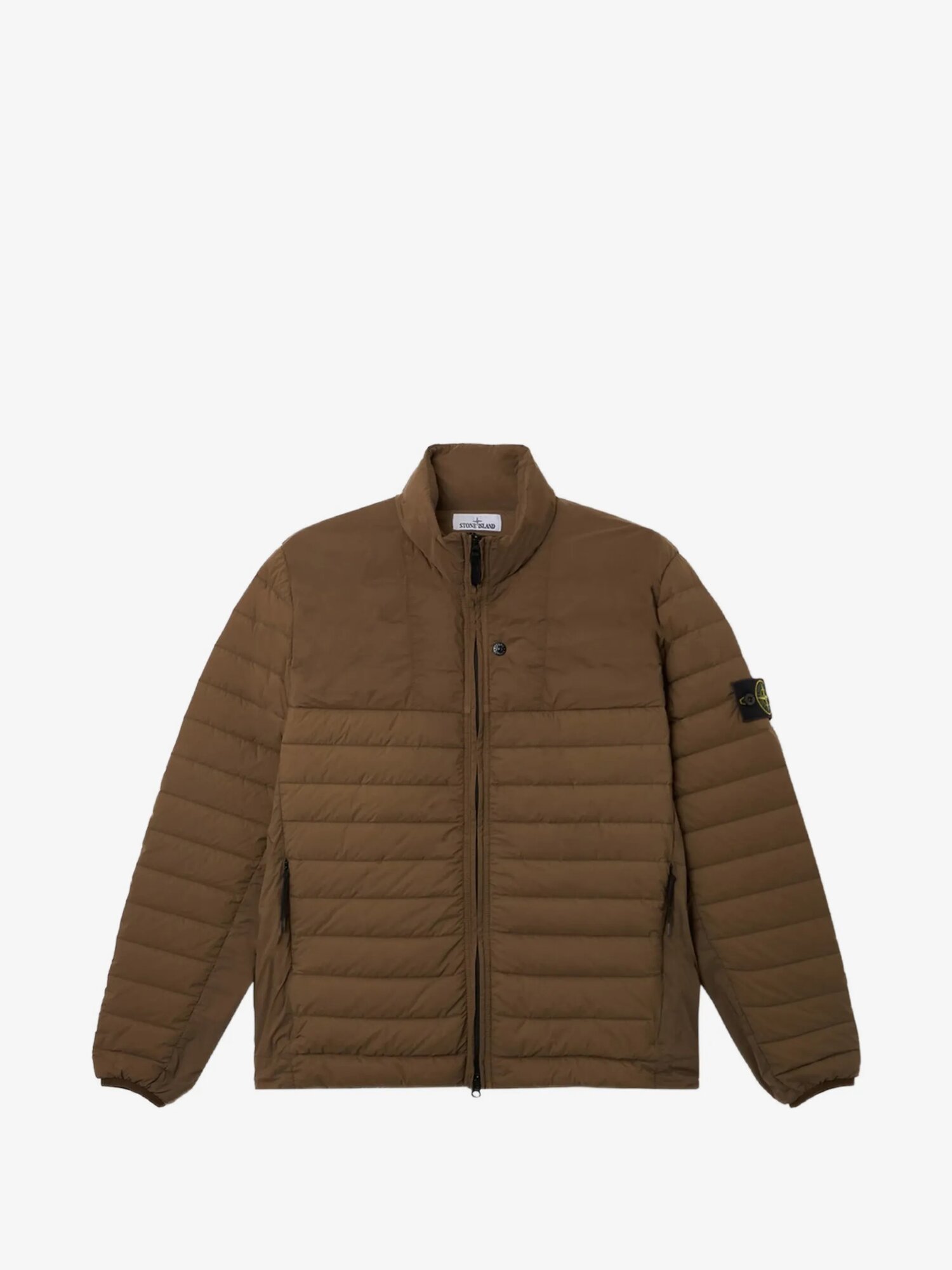 Куртка Stone Island Logo-patch quilted jacket, размер M