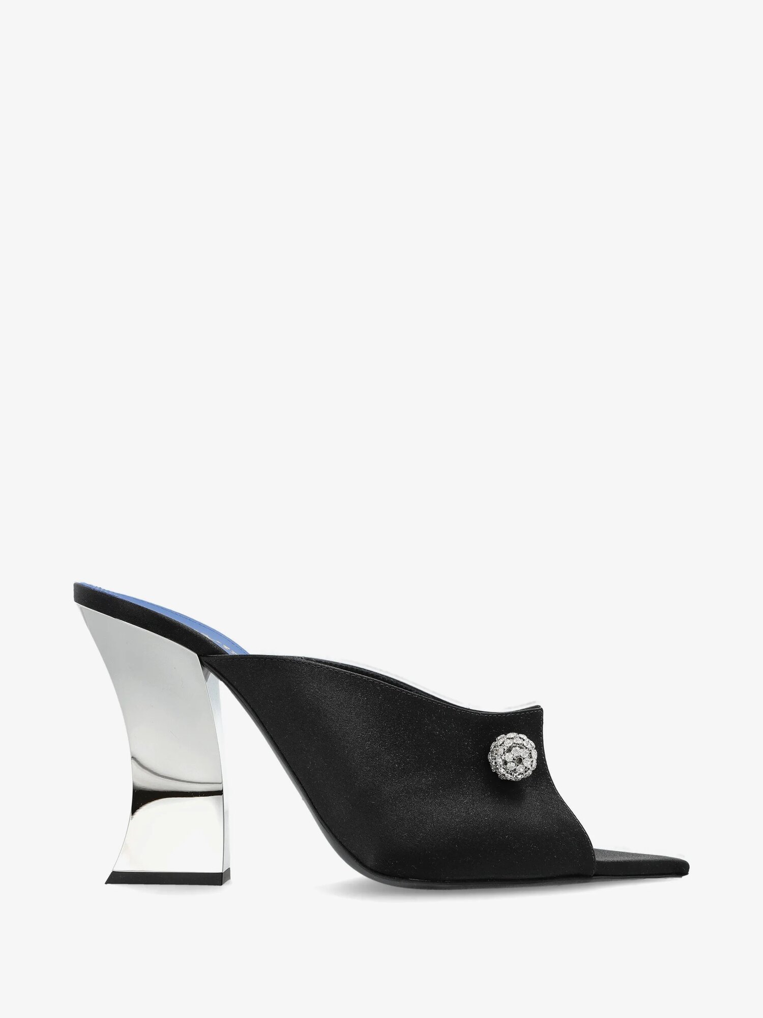 Мюли Crystal-embellished satin mules