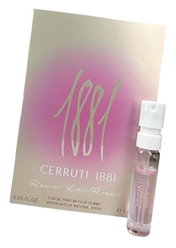 Черутти Реве Де Роузес женский аромат 1.5 мл сэмпл - Cerruti 1881 Reve De Roses парфюмерная вода